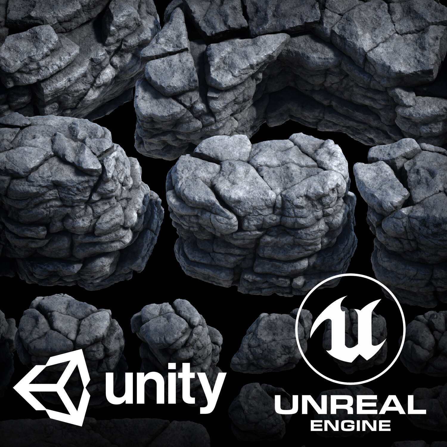 ArtStation - Mega Rock Pack, Renier Van Der Westhuizen