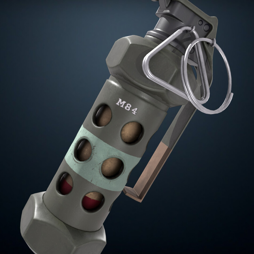 ArtStation - Stun Grenade M84