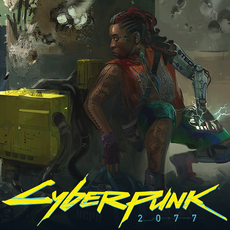 Cyberpunk Netrunner Concept Art