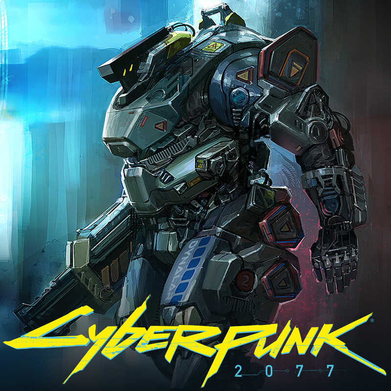 ArtStation - MECH Suit Character Concept Art - Cyberpunk 2077