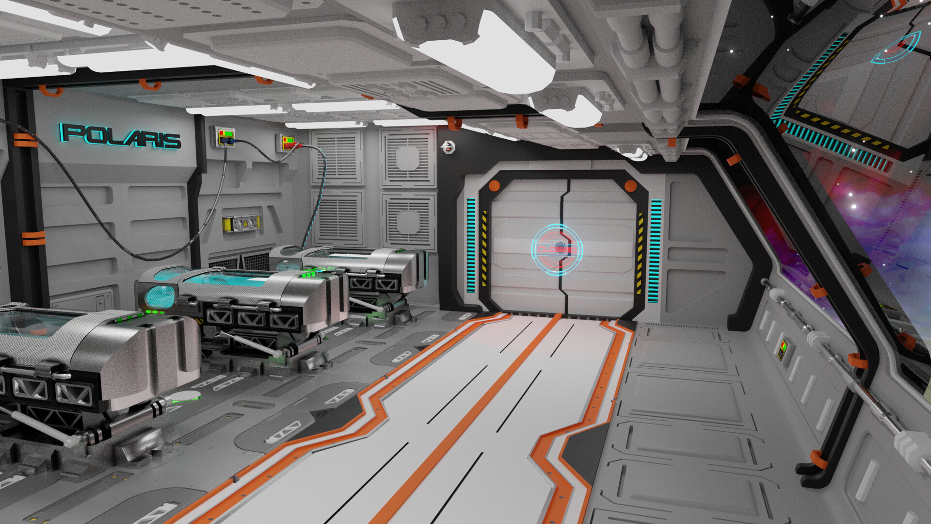 ArtStation - Sci-fi hibernation module