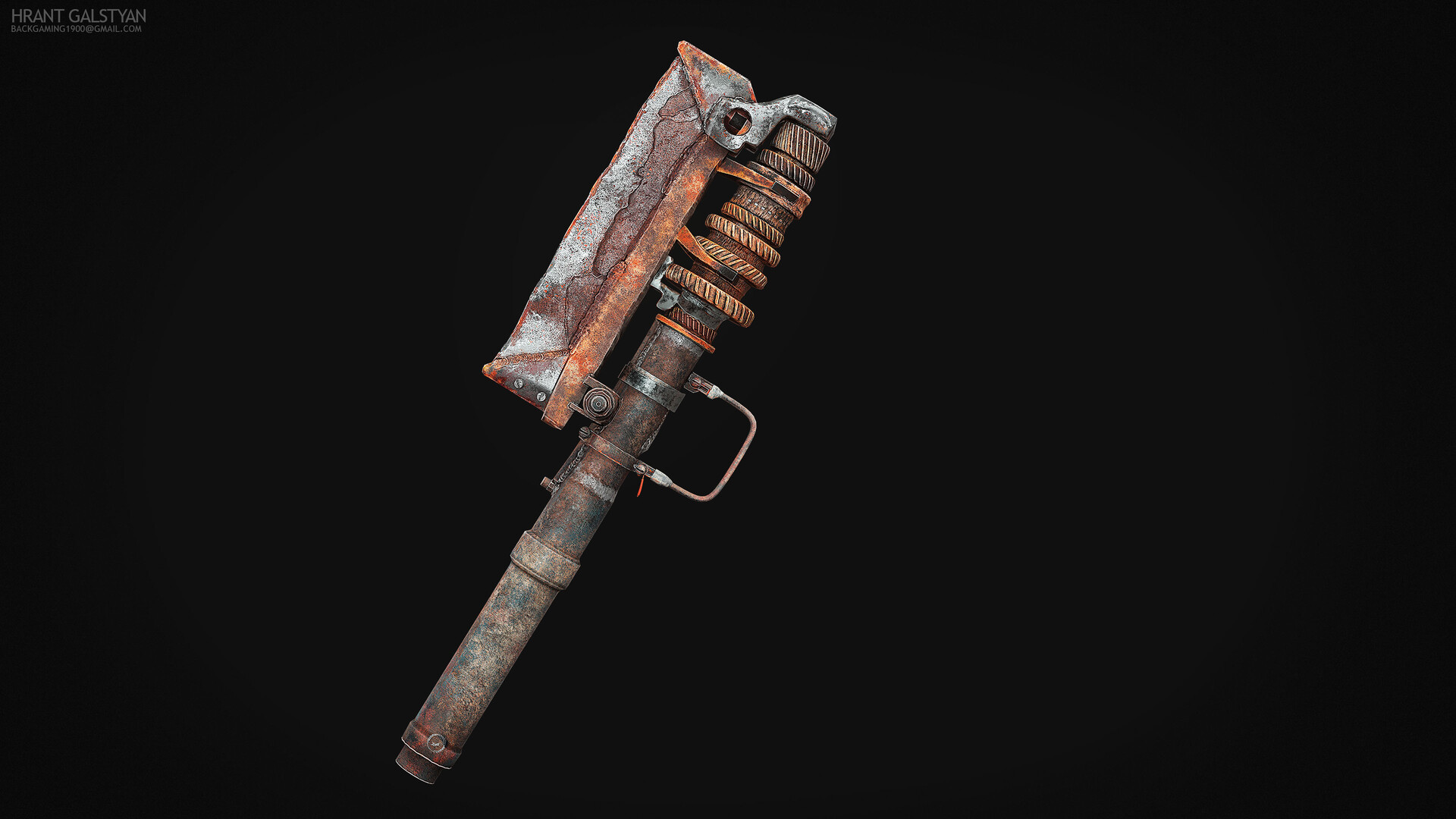 ArtStation - Post apocalyptic axe