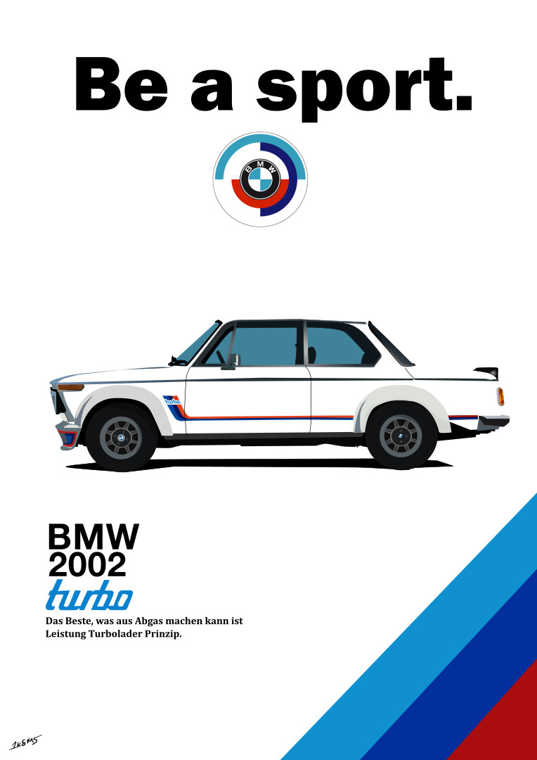 ArtStation - BMW 2002 Turbo Illustration