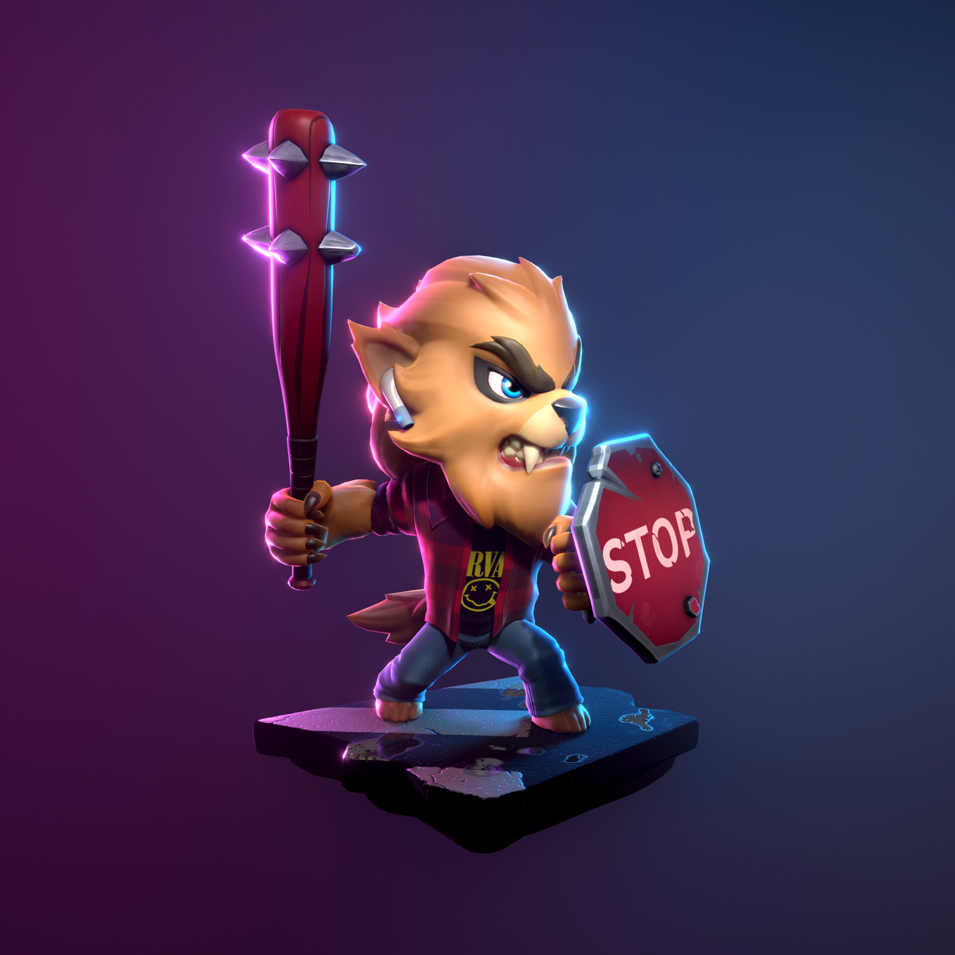 ArtStation - Joe The Wolf