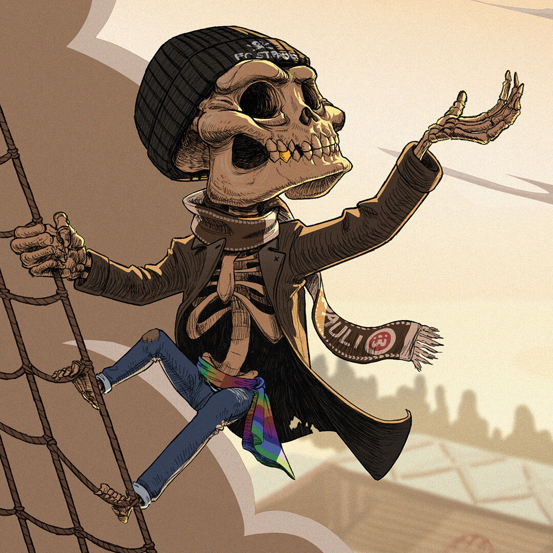 ArtStation - Fetch - Matchday Print Artwork for the FC St Pauli