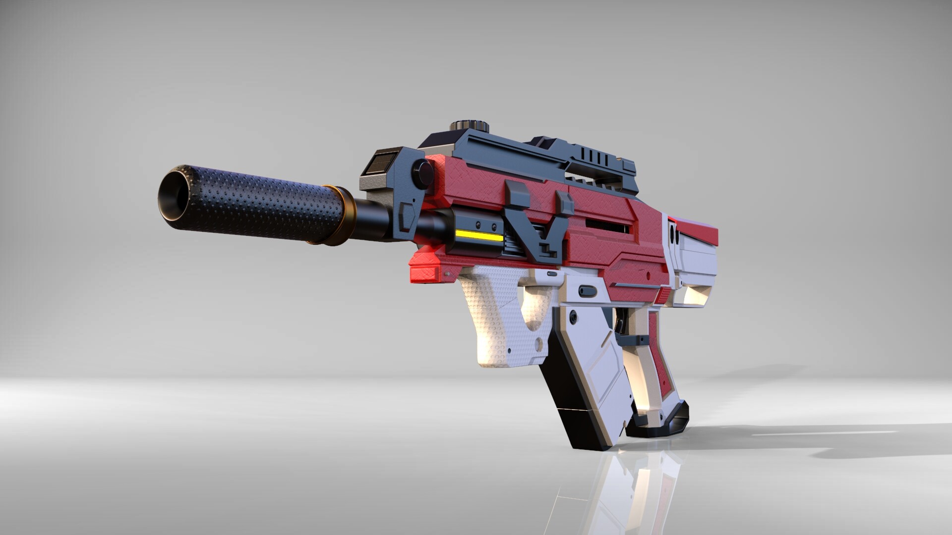 ArtStation - futuristic rifle