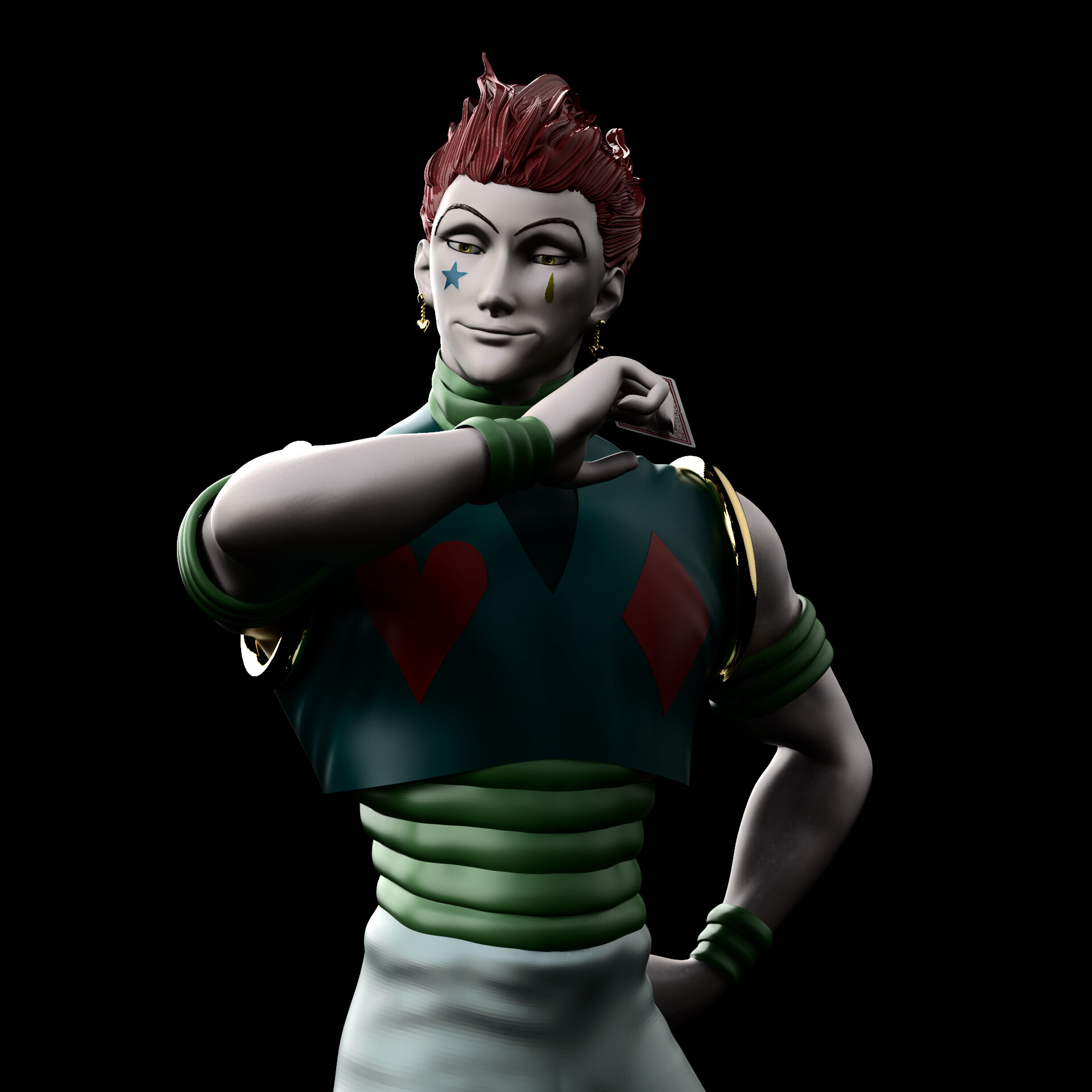 ArtStation - Hisoka (HunterXHunter Fan Art)