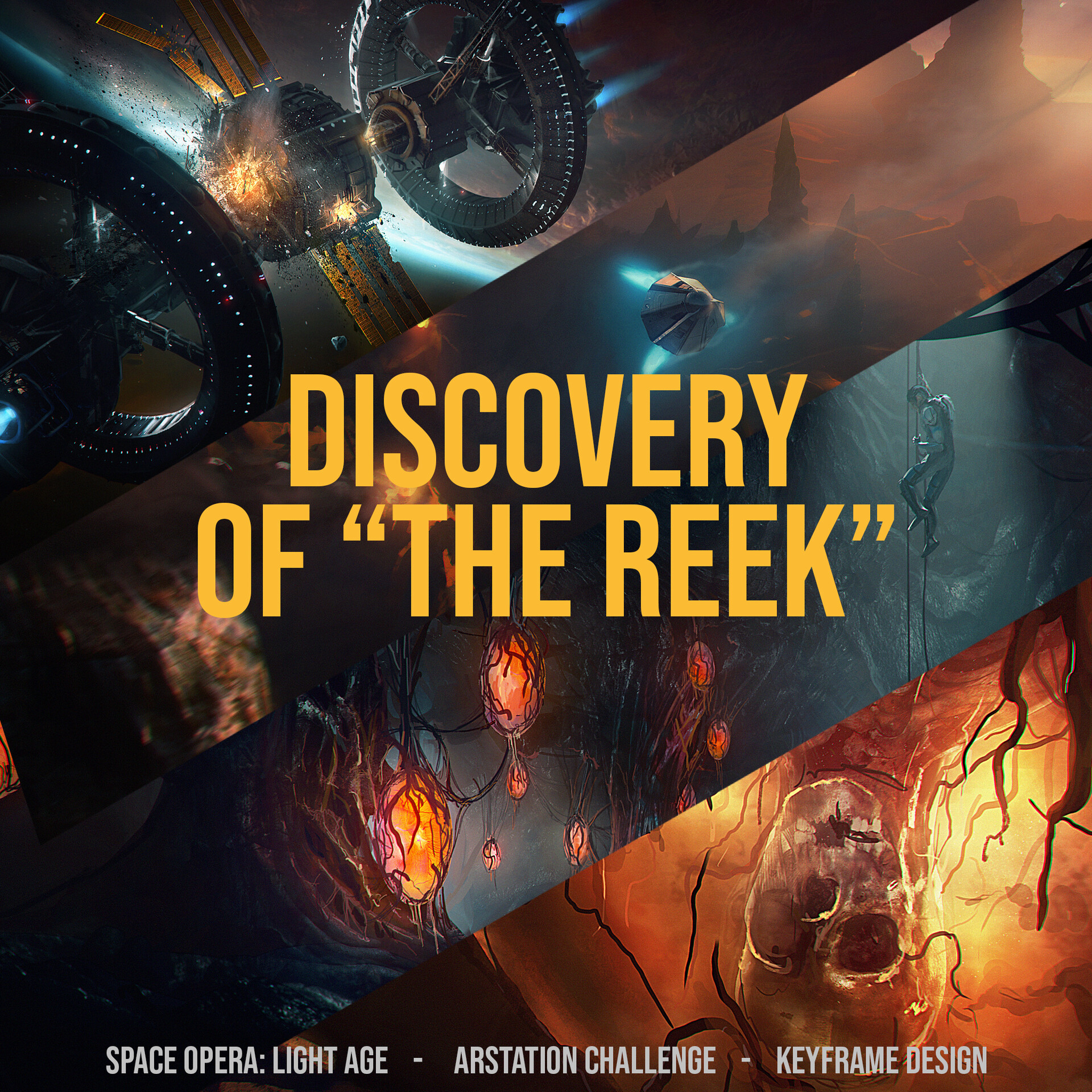 ArtStation - The Discovery of the Reek (Artstation Challenge : Space ...