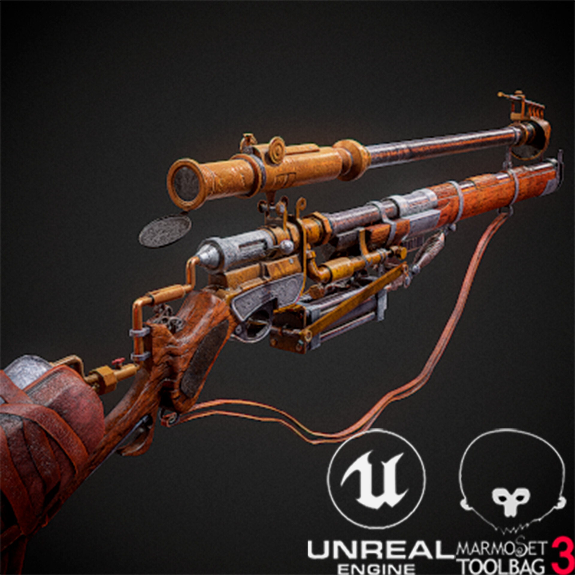 ArtStation - Pneumatic Rifle