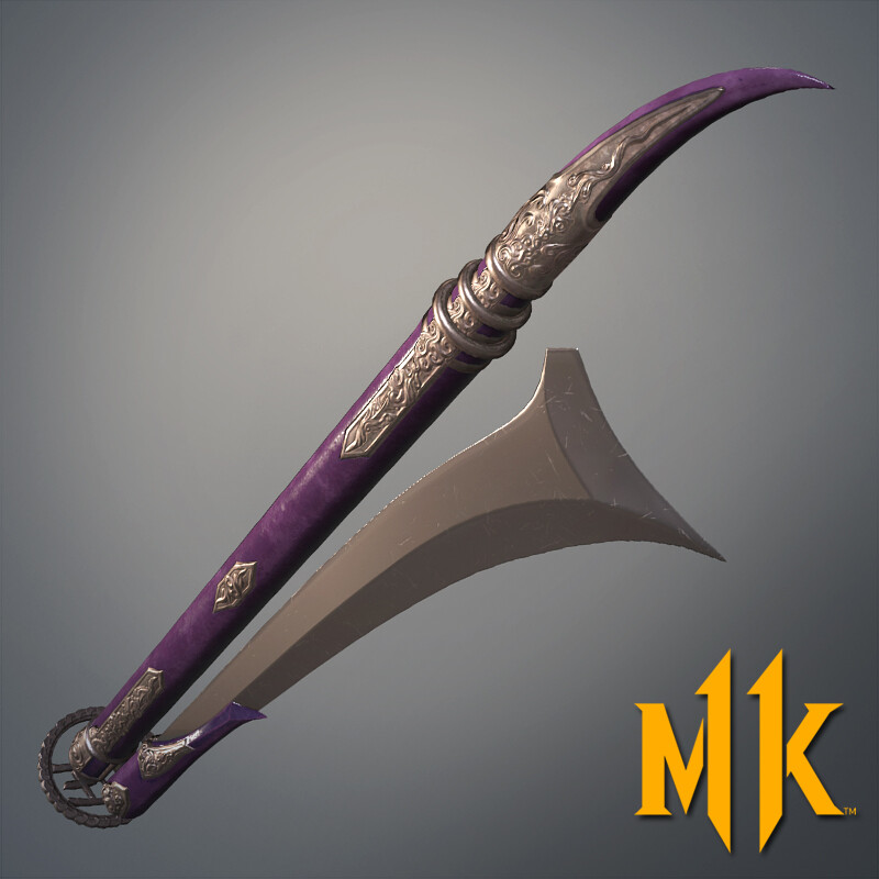 ArtStation - Sindel - Naginata (Mortal Kombat 11)