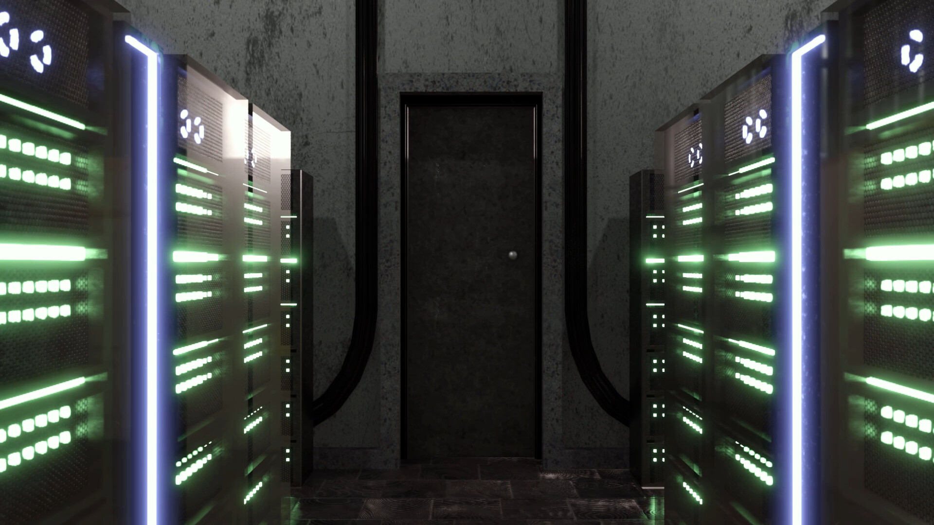 ArtStation - Resident Roleplay final intro hallway