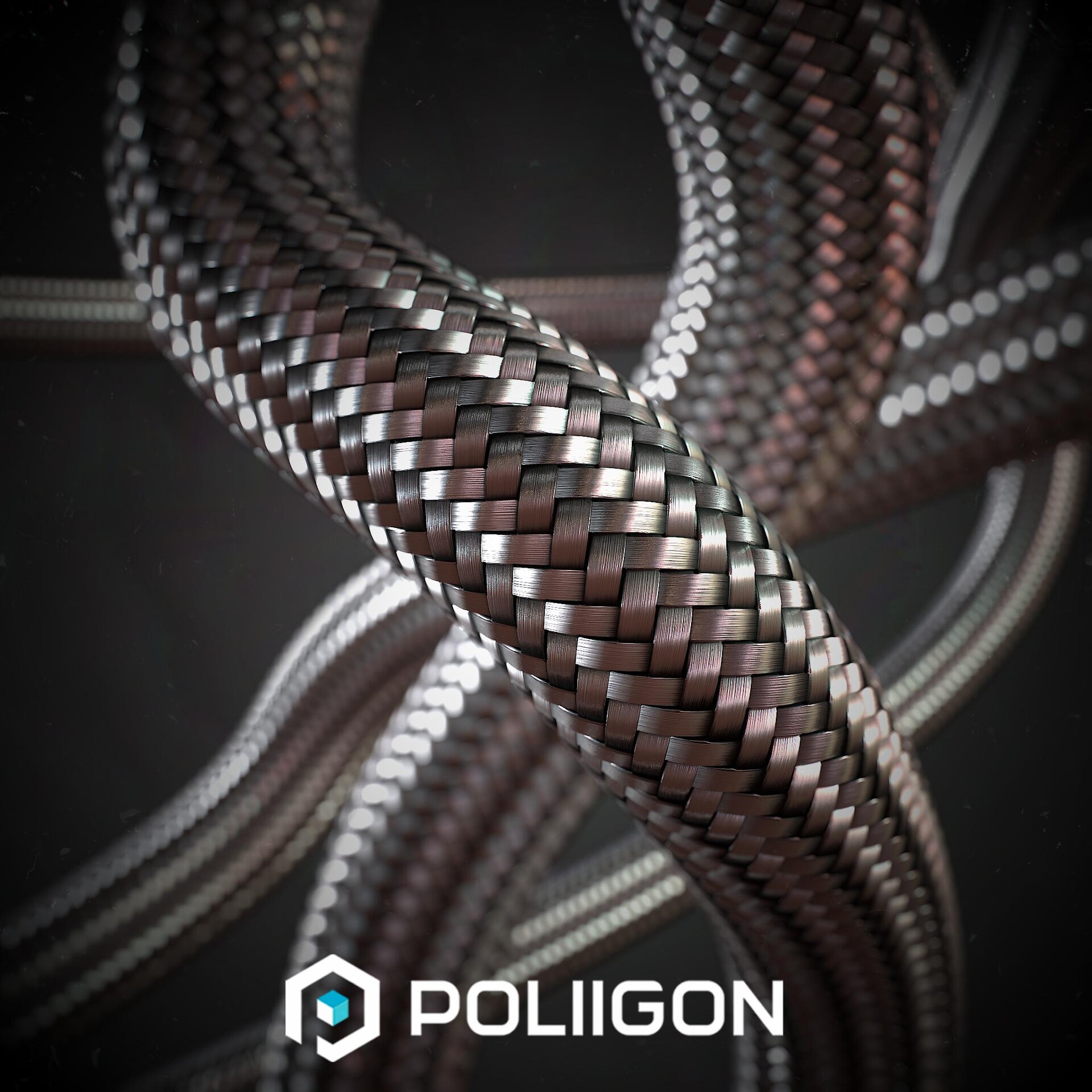 ArtStation - Braided metal hose
