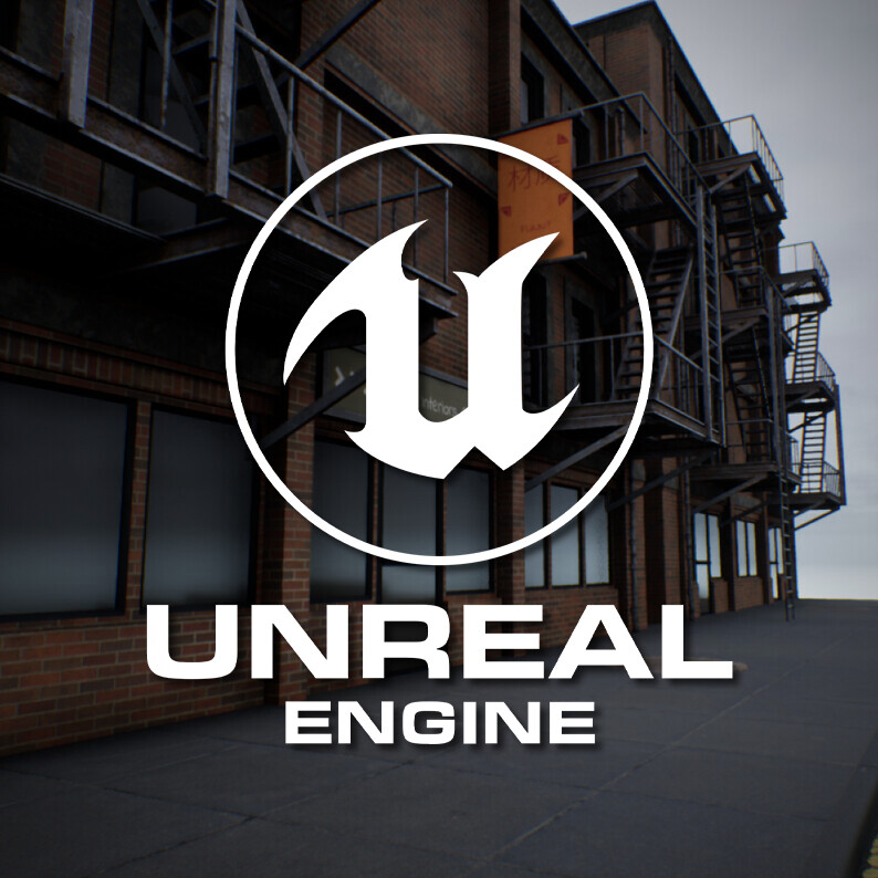 ArtStation - Unreal Engine 4 - Modular Building Scene