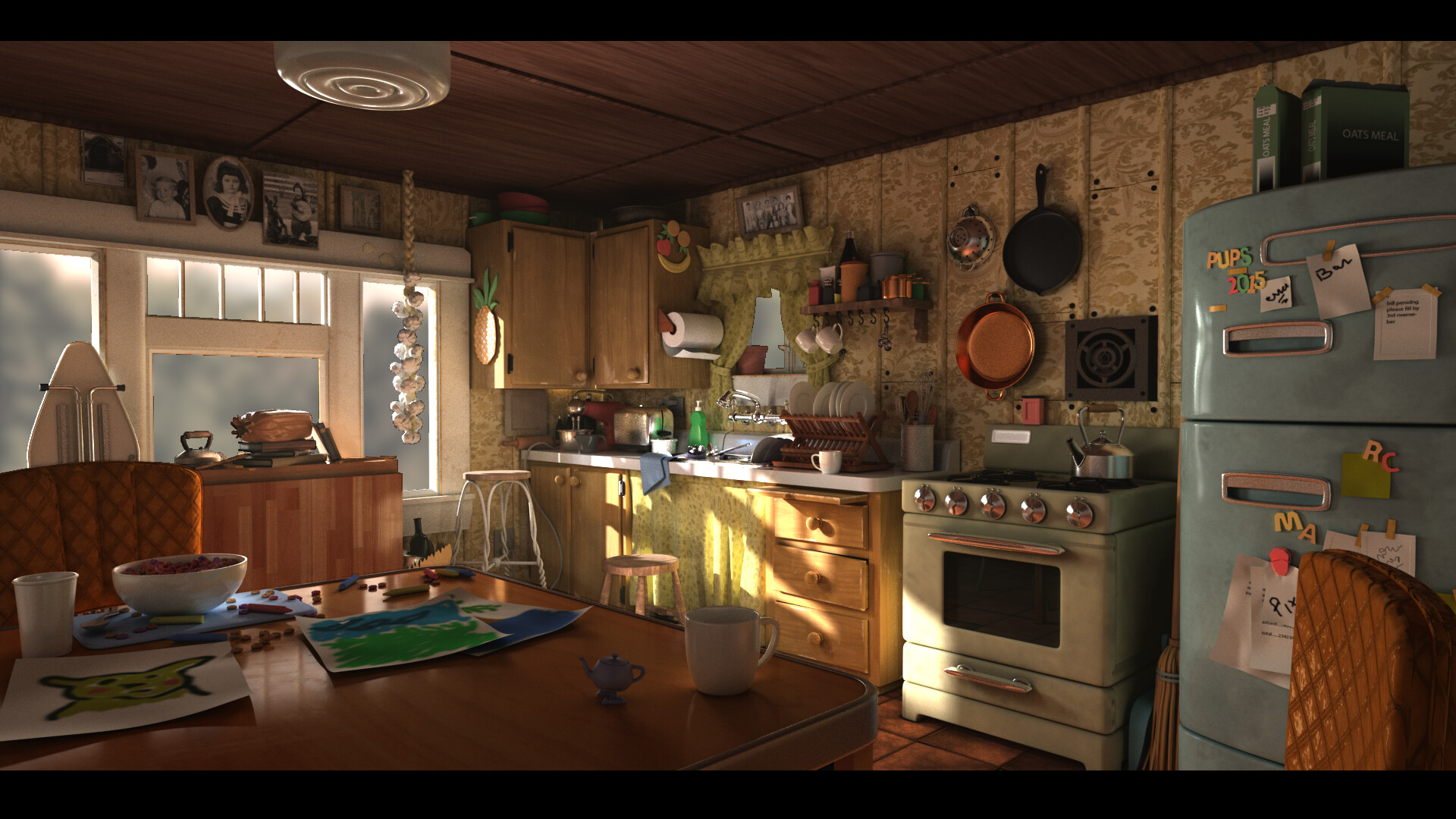 ArtStation - Pixar Kitchen