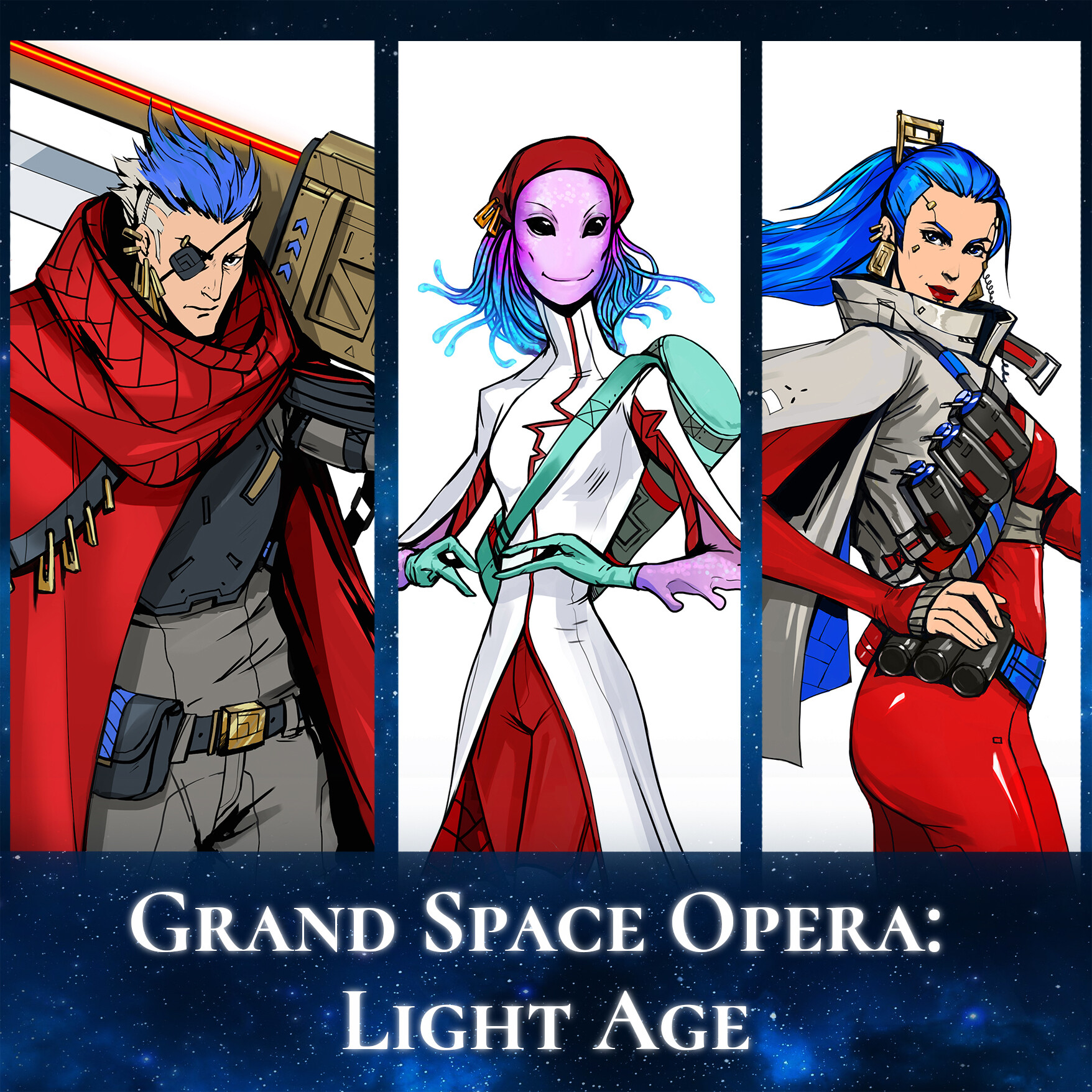 ArtStation - Grand Space Opera: Light Age Character Design - Space ...