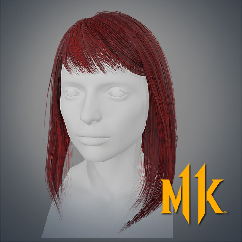 ArtStation - Hair Females (Mortal Kombat 11)