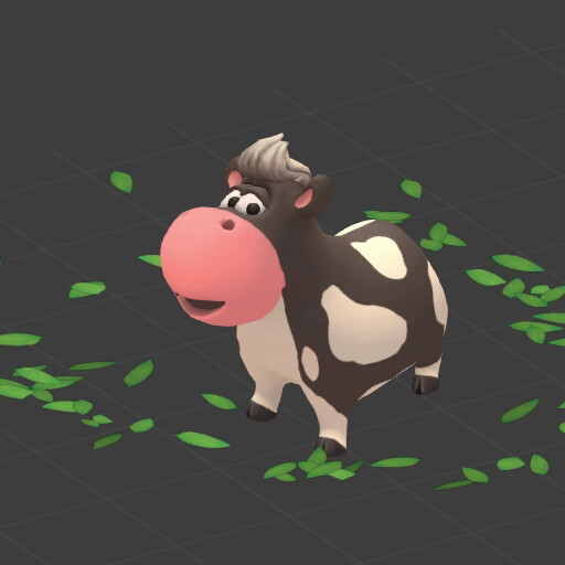 ArtStation - Calf enjoys life