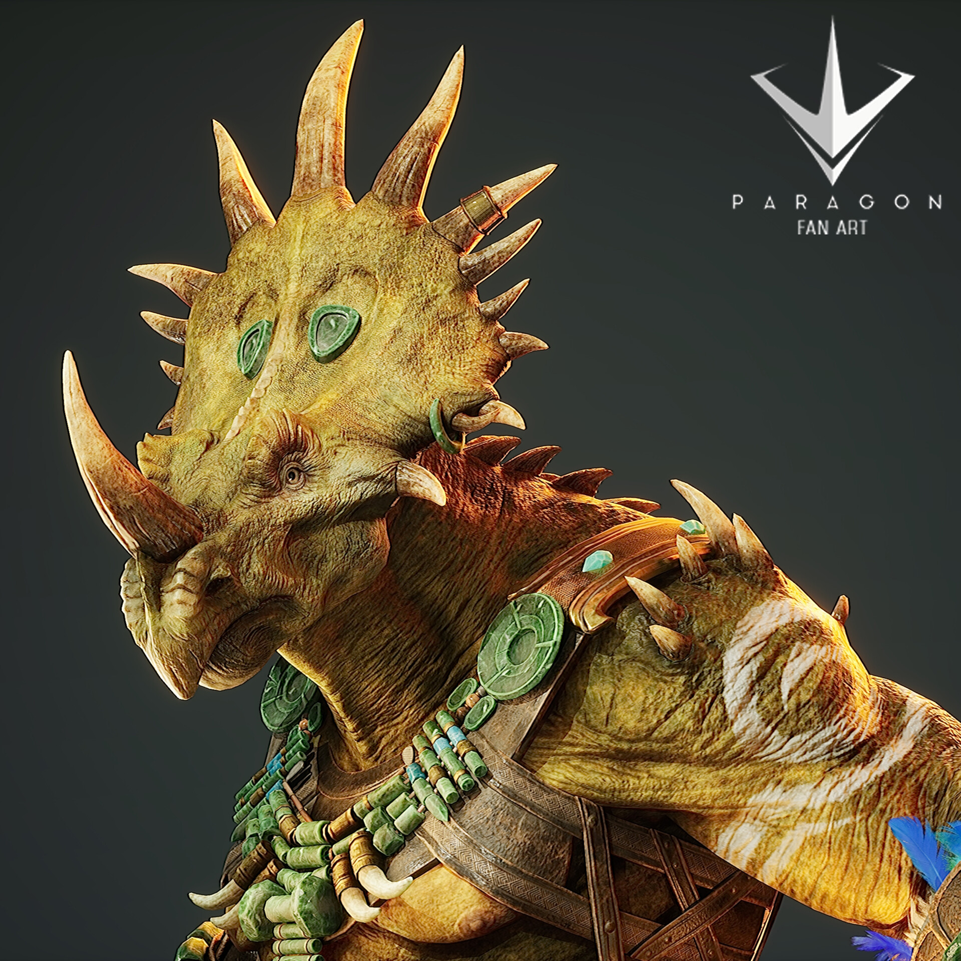 ArtStation - Paragon grux (game-ready) fan art