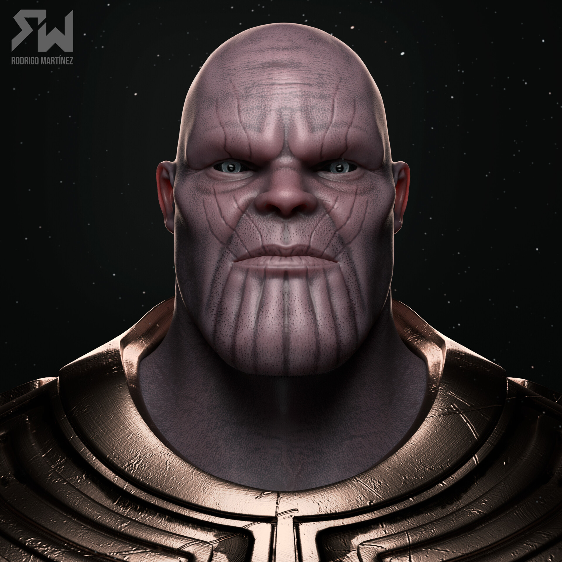 ArtStation - Thanos Bust