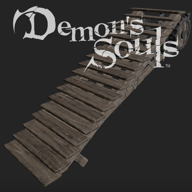 ArtStation - Demon's Souls Yuria's Tower Staircase