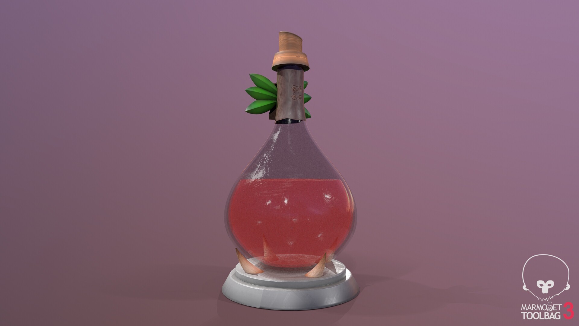 ArtStation - Stylized Poison Bottle