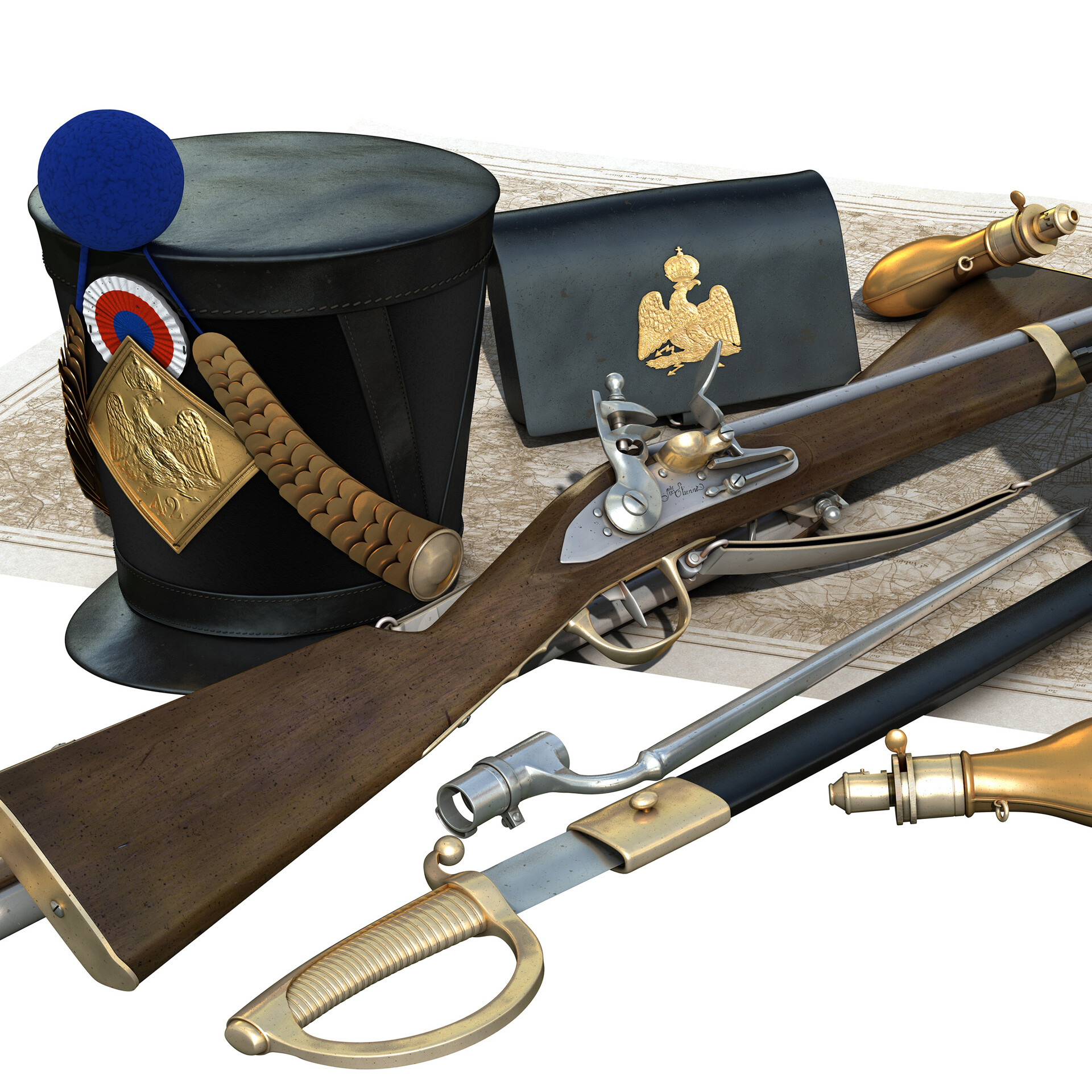 ArtStation - Napoleonic Army gear