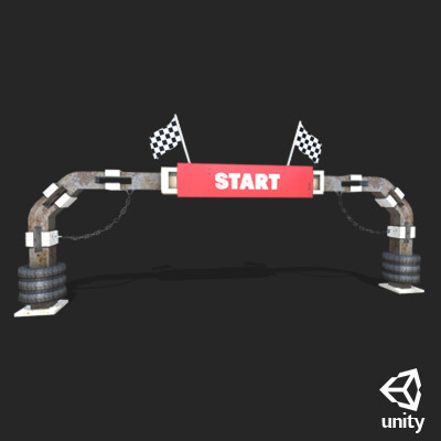 ArtStation - Racing Sign Boards Pack