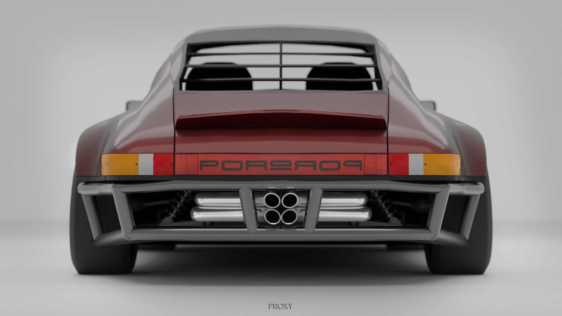 ArtStation - "DEMON" Porsche 911 TURBO
