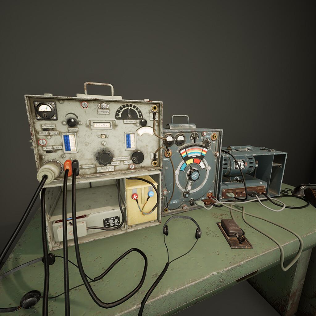 ArtStation - WW2 German Communication Equipment Pack