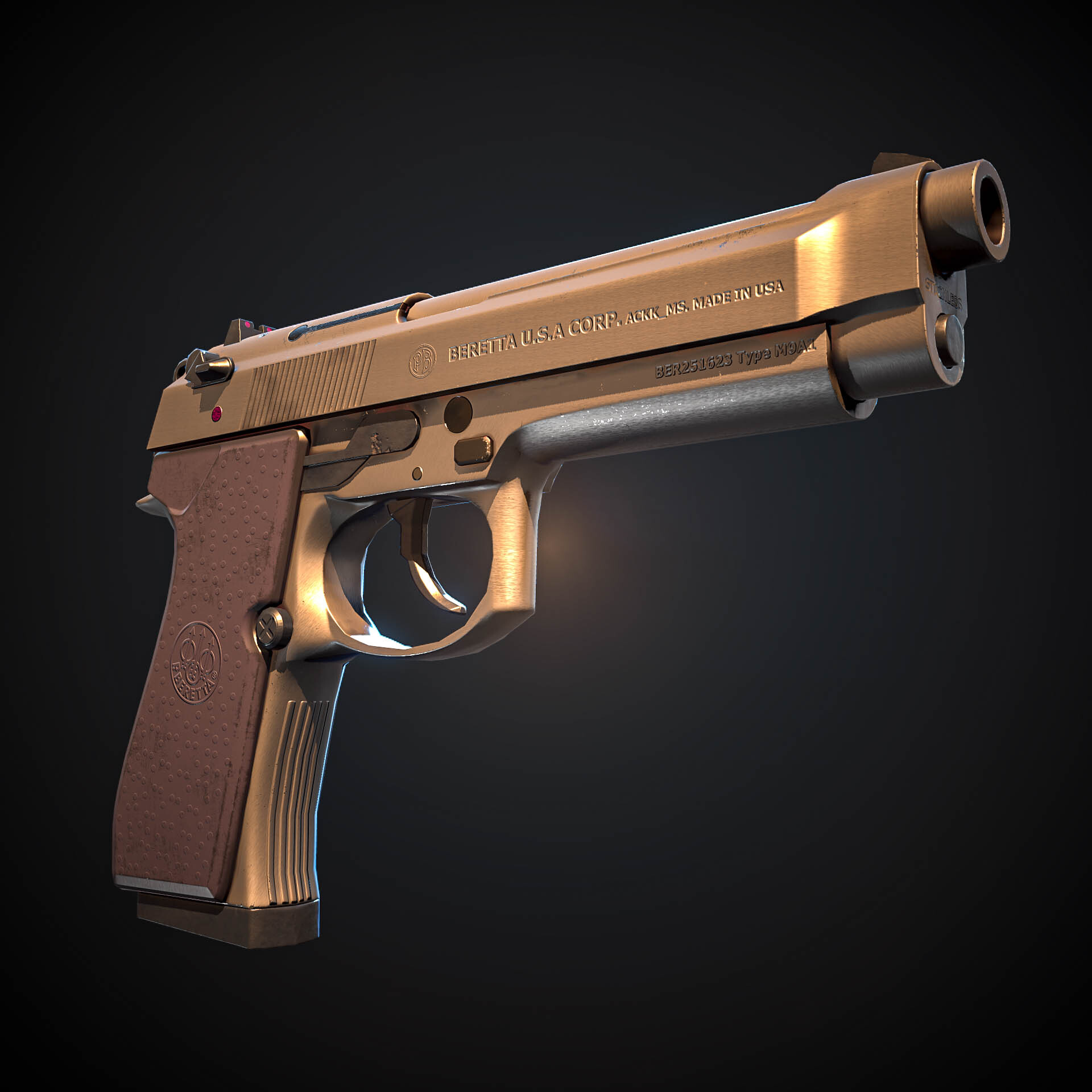 ArtStation - Beretta 92FS 9mm
