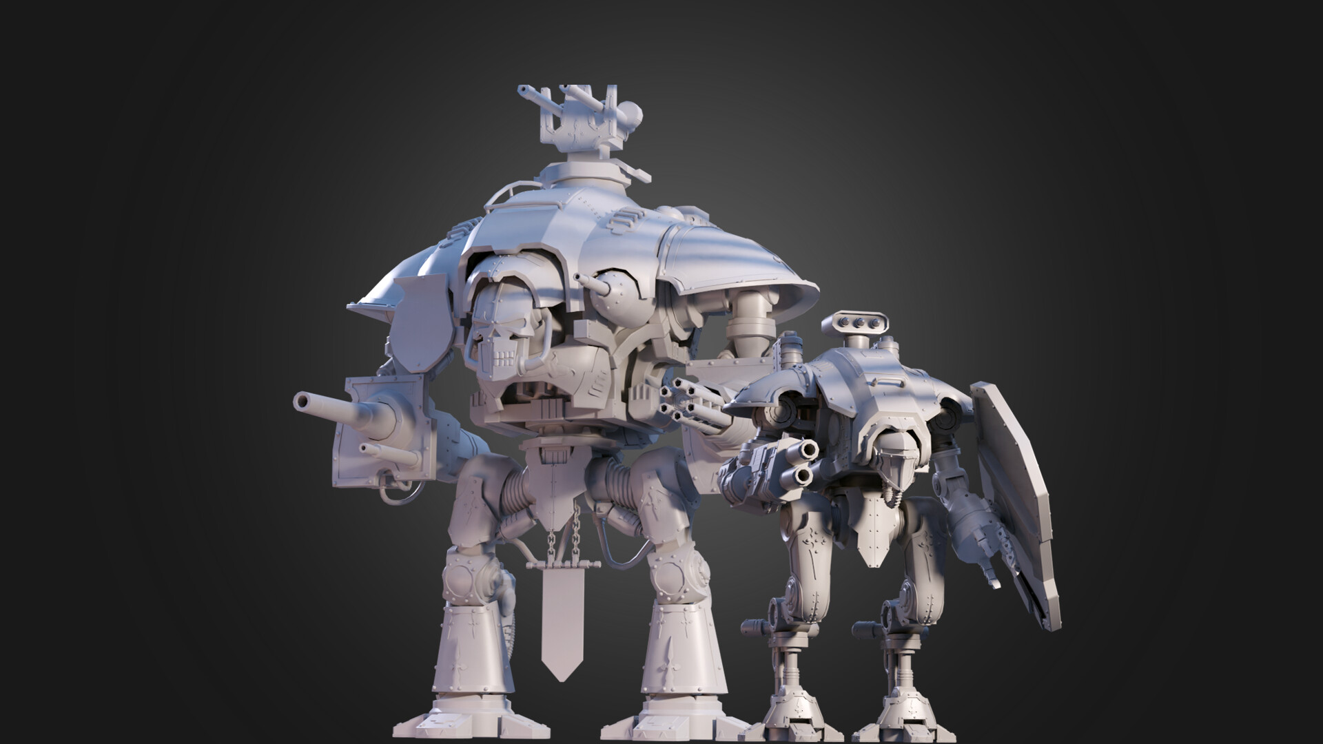 ArtStation - Crusader mech