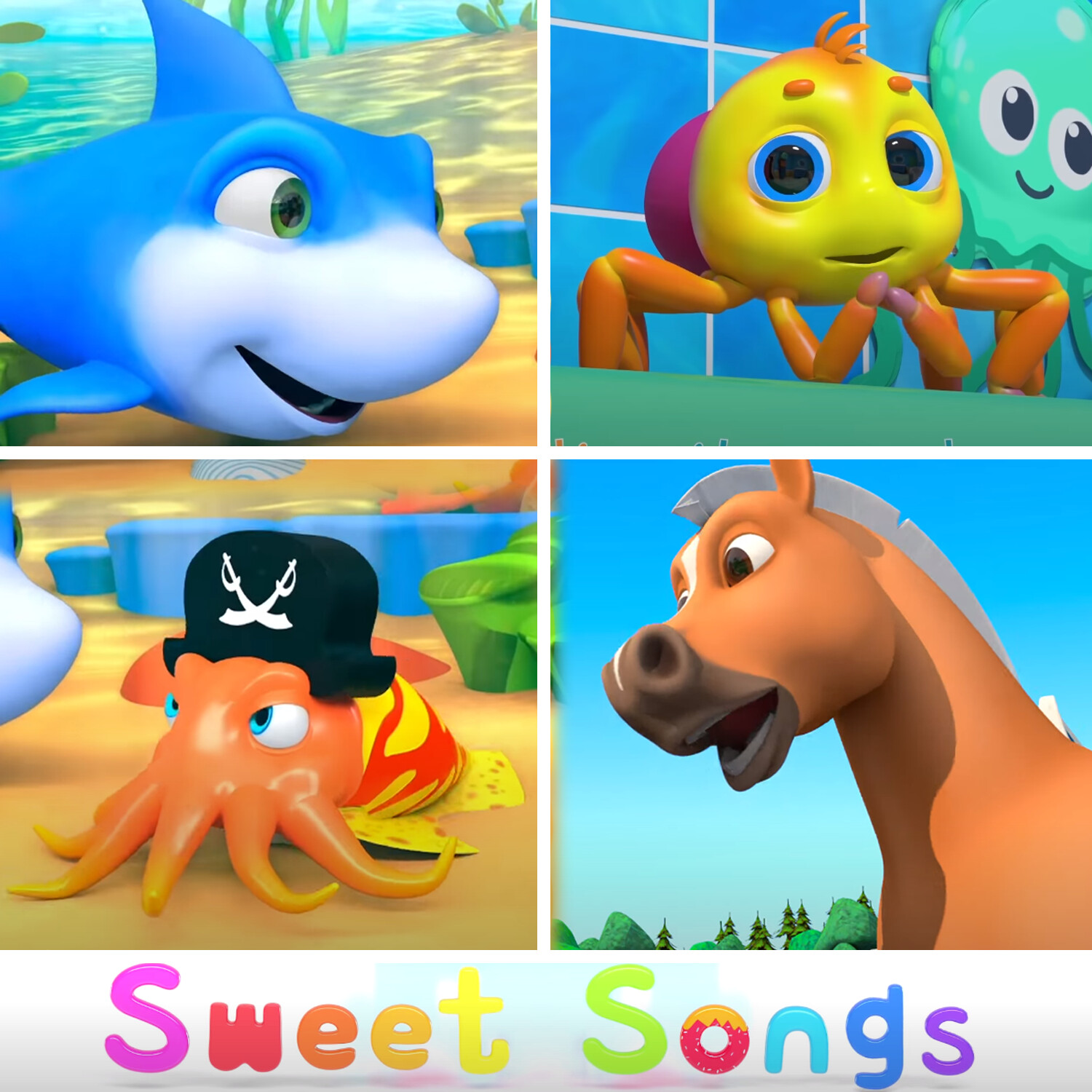 ArtStation - Characters from the YouTube channel "Sweet Songs"