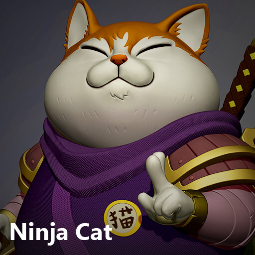 ArtStation - Ninja Cat