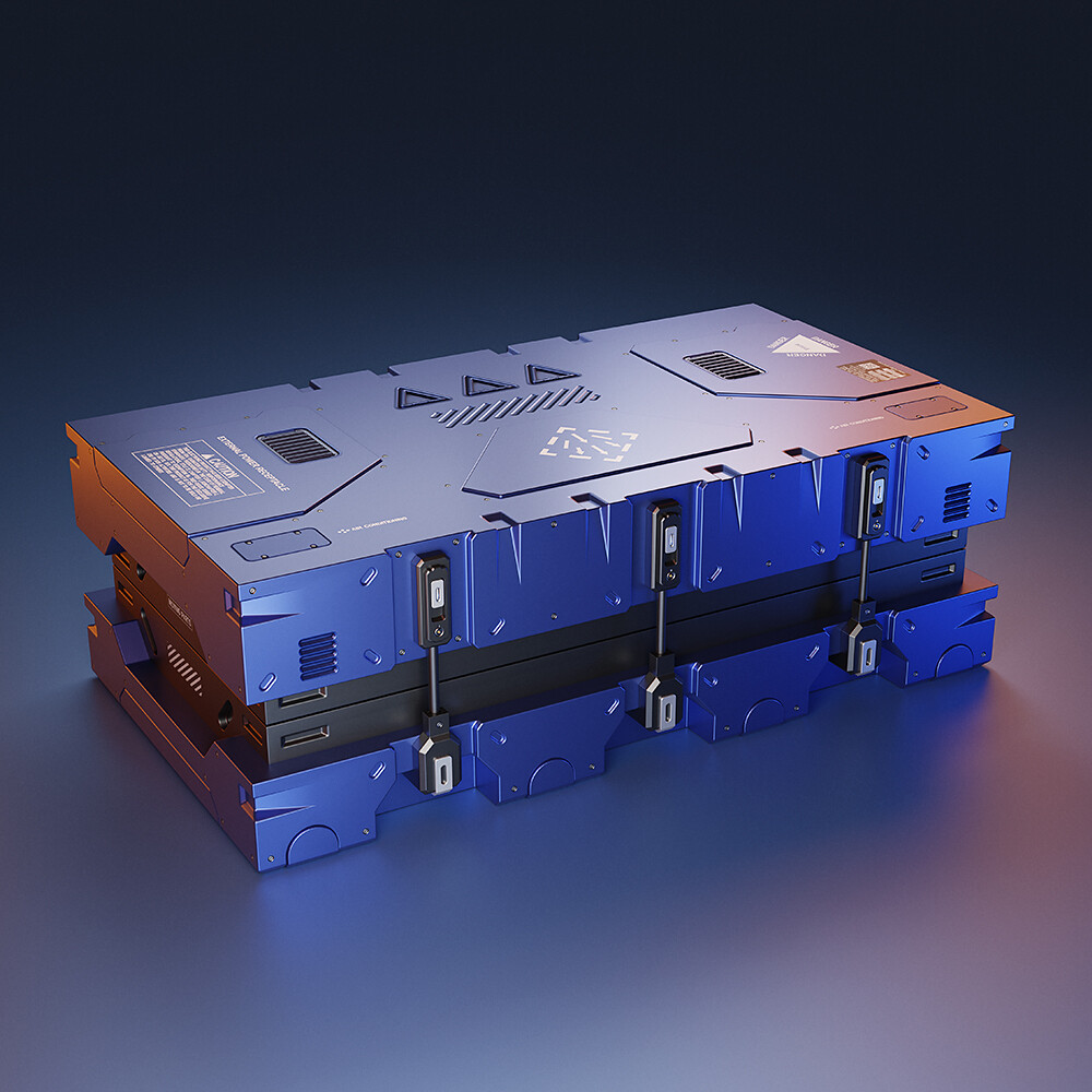 ArtStation - Weapon Crate (Cyberpunk2077)