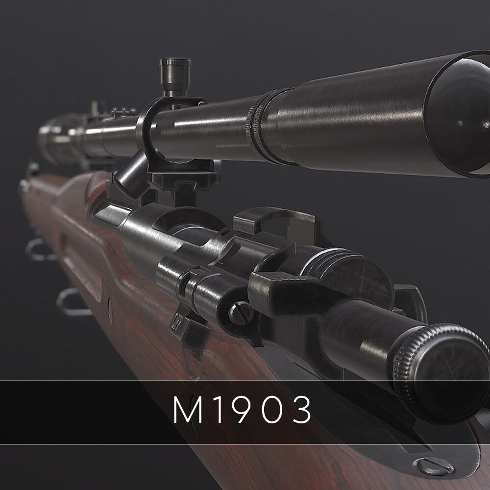 ArtStation - M1903 Springfield
