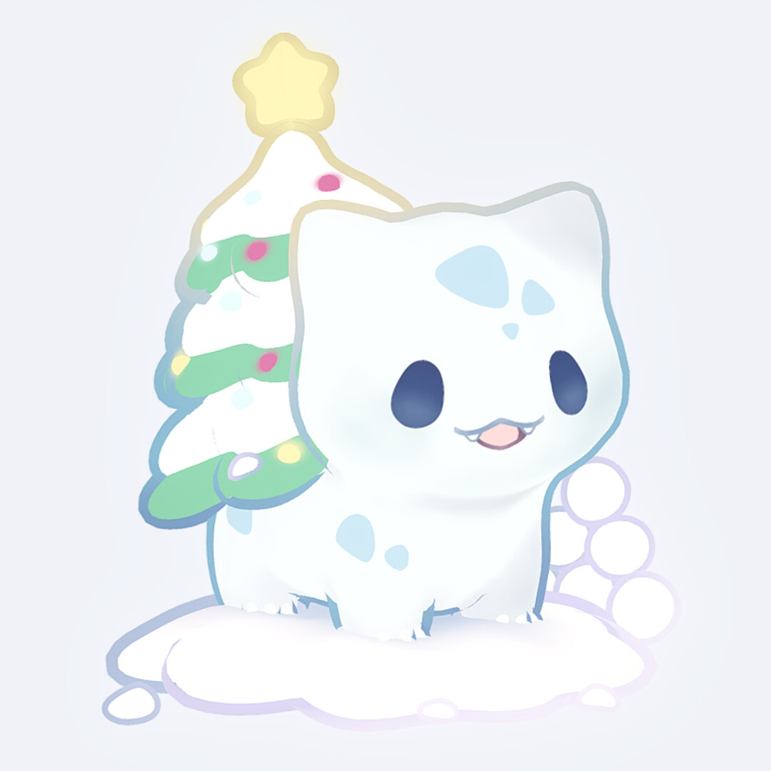ArtStation - Festive Bulbasaur