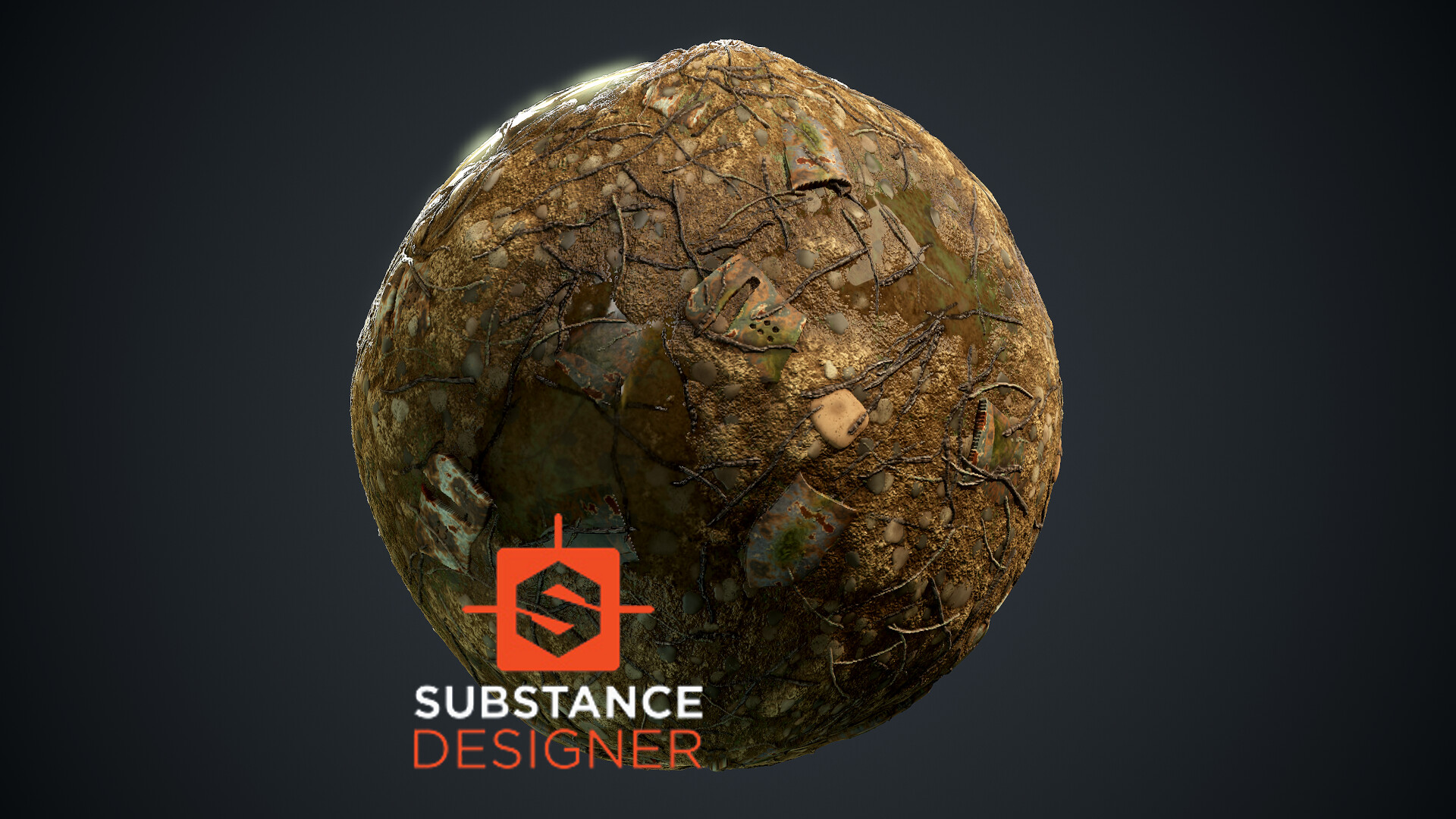 ArtStation - Substance Designer study: Knights graveyard material