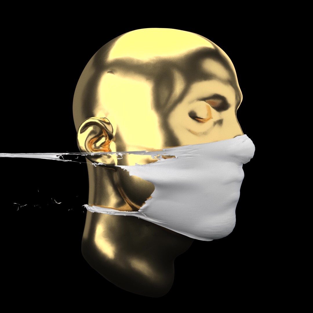 ArtStation - When the face mask is uncomfortable