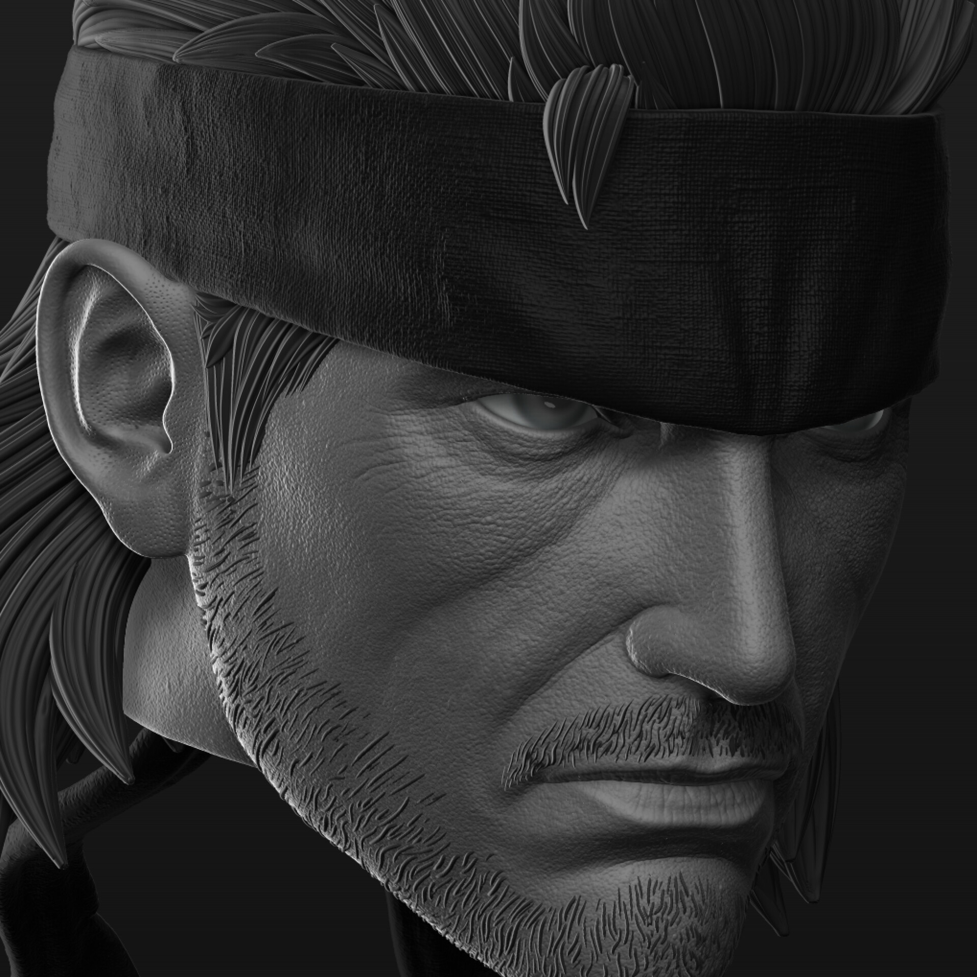 ArtStation - Solid Snake - Metal Gear Solid 2: Sons Of Liberty