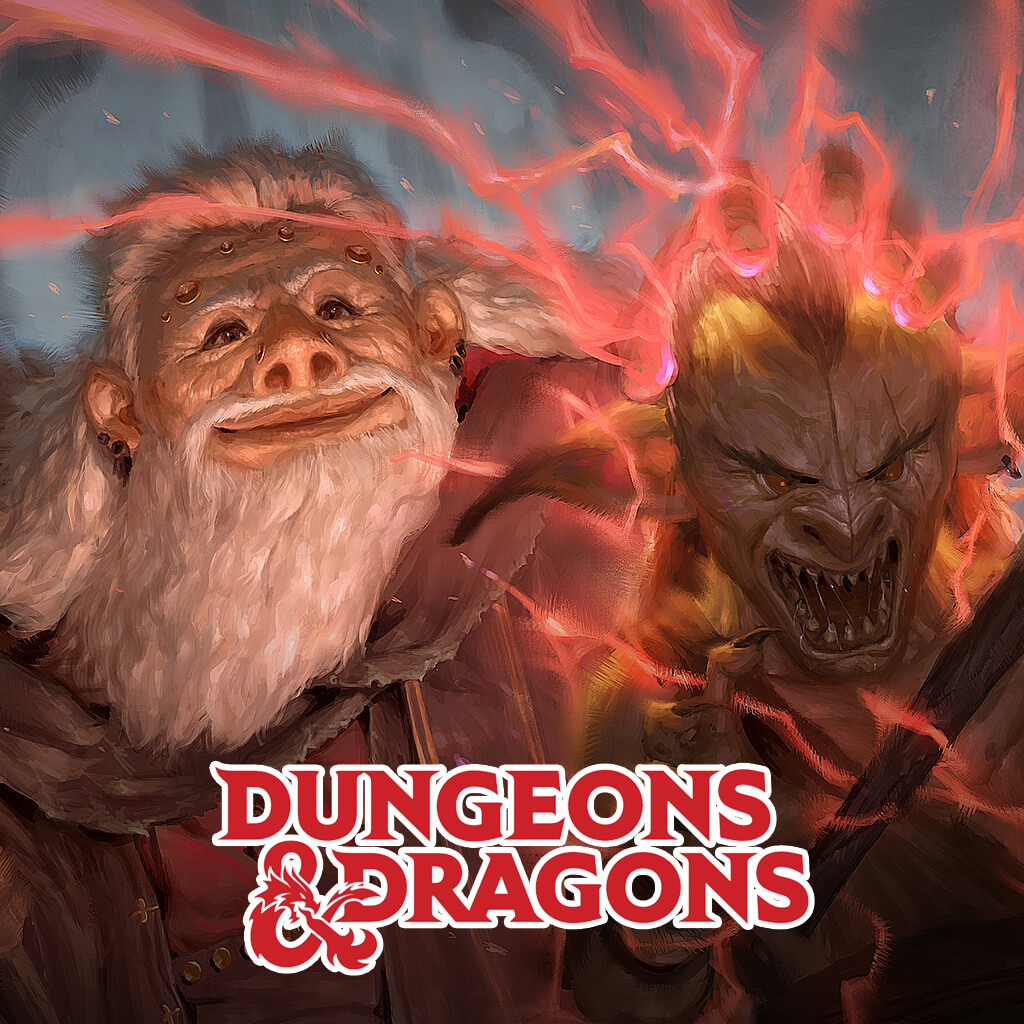 ArtStation - D&D: Shocking Grasp