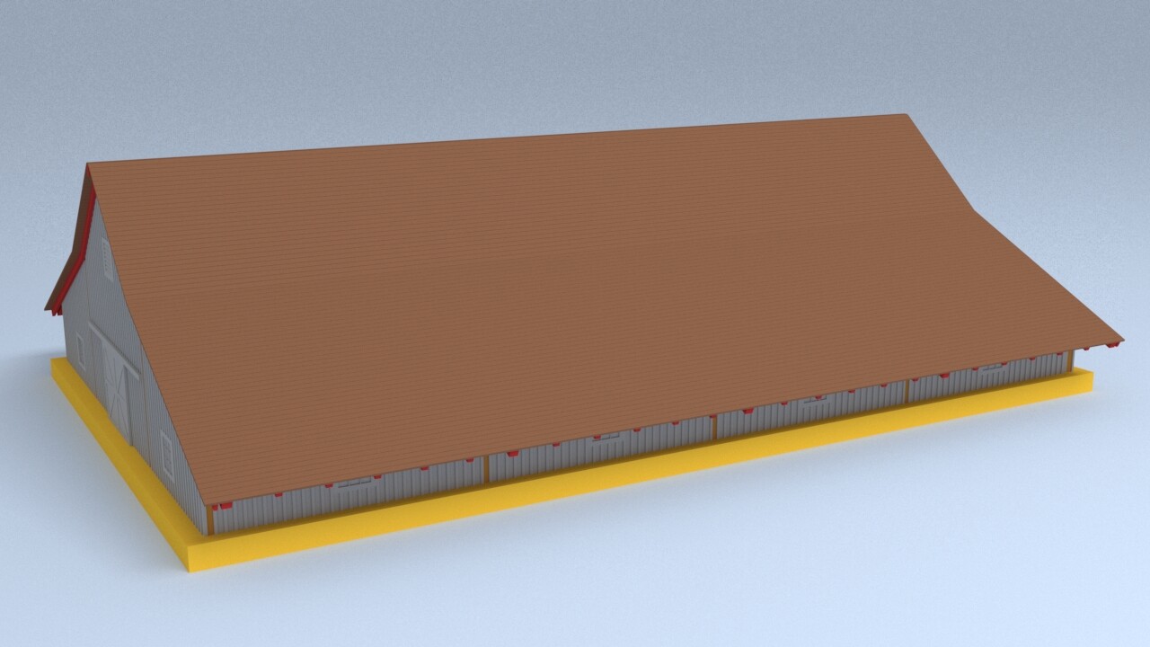 ArtStation - Dynamic Barn Reveal Animation.