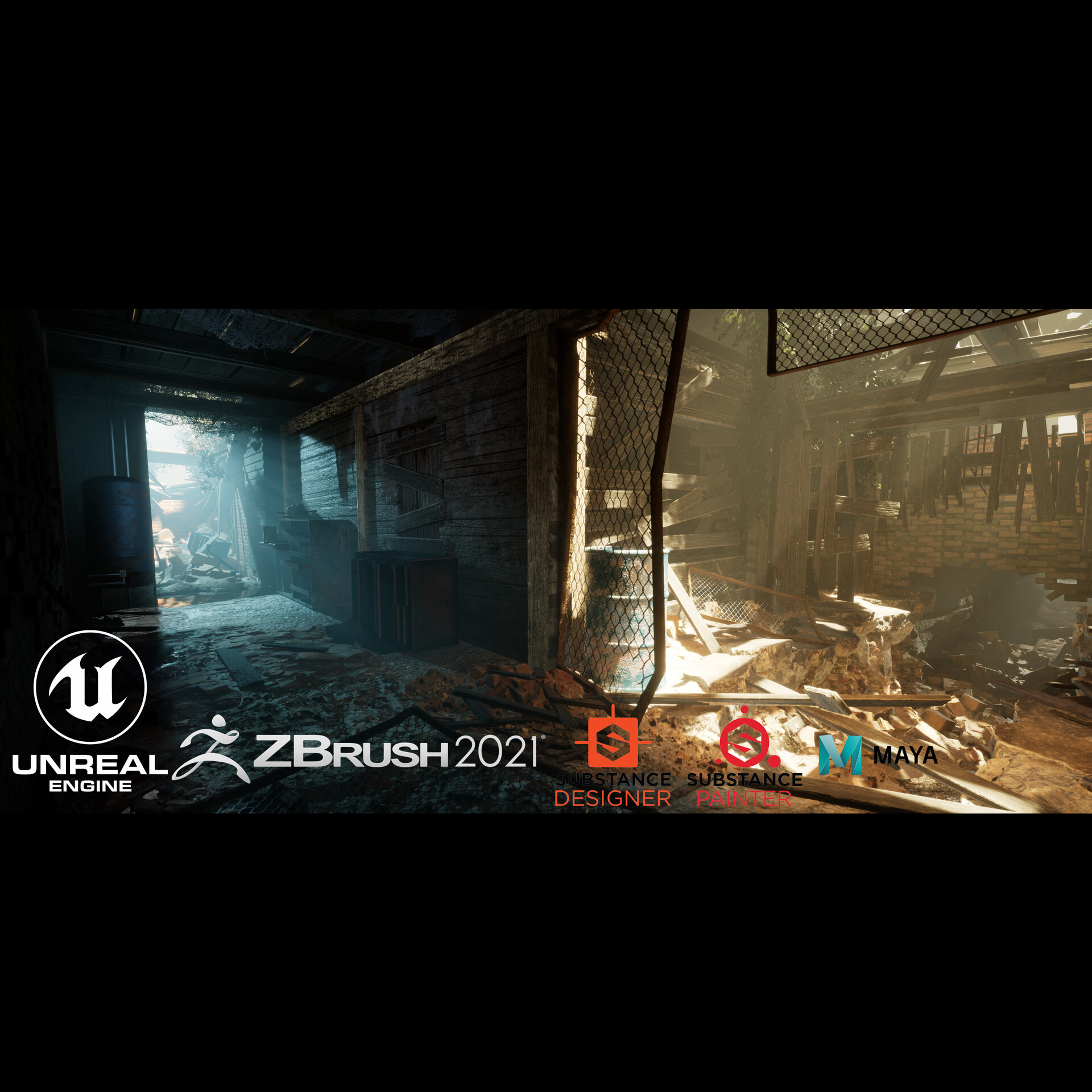 ArtStation - Destroyed Basement