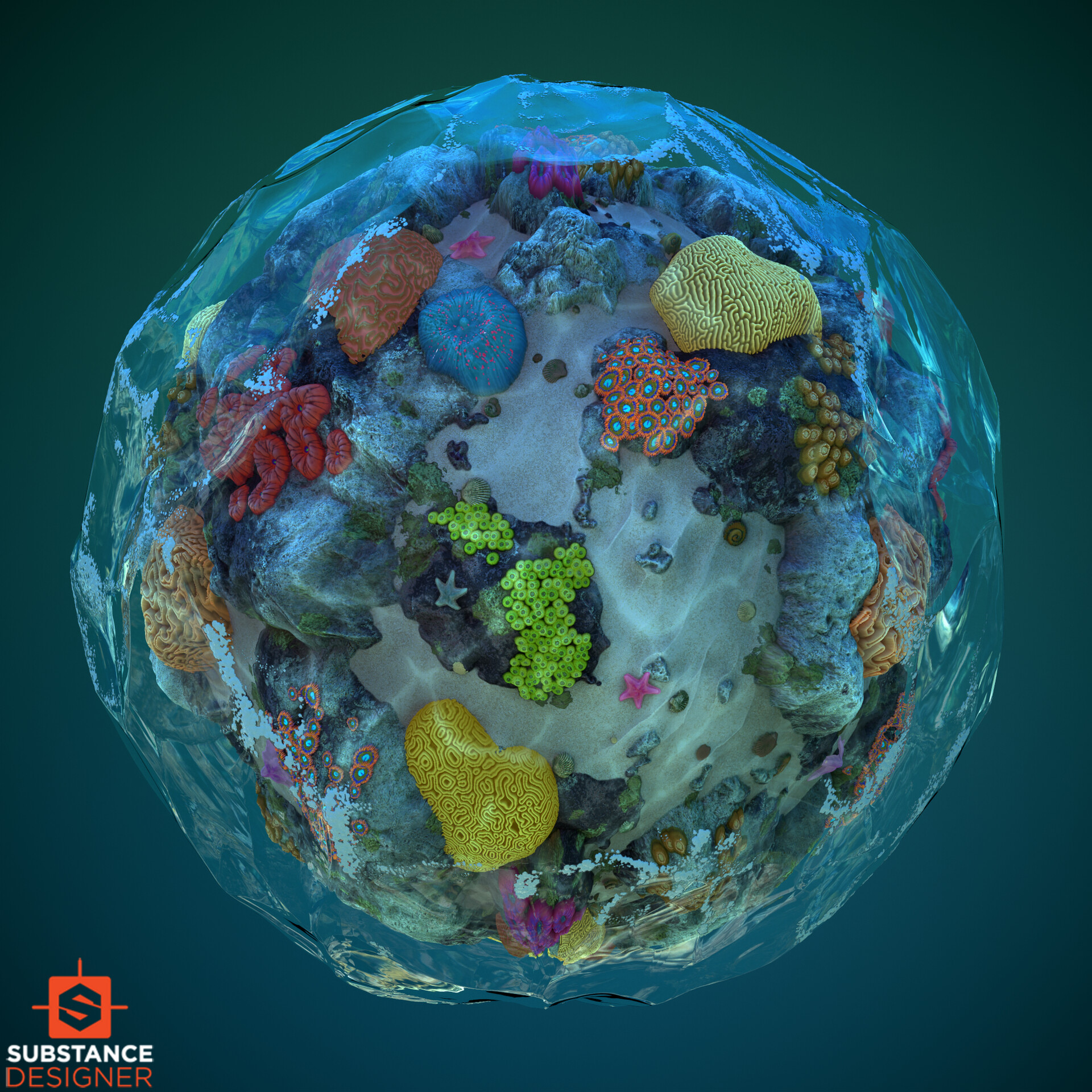 ArtStation - Coral Reef Material