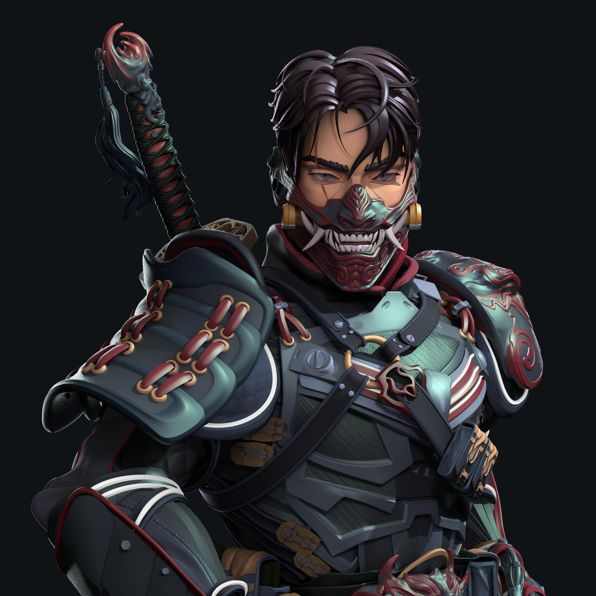 ArtStation - Cyberpunk Samurai