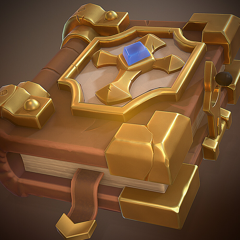 ArtStation - Stylized Paladin Book