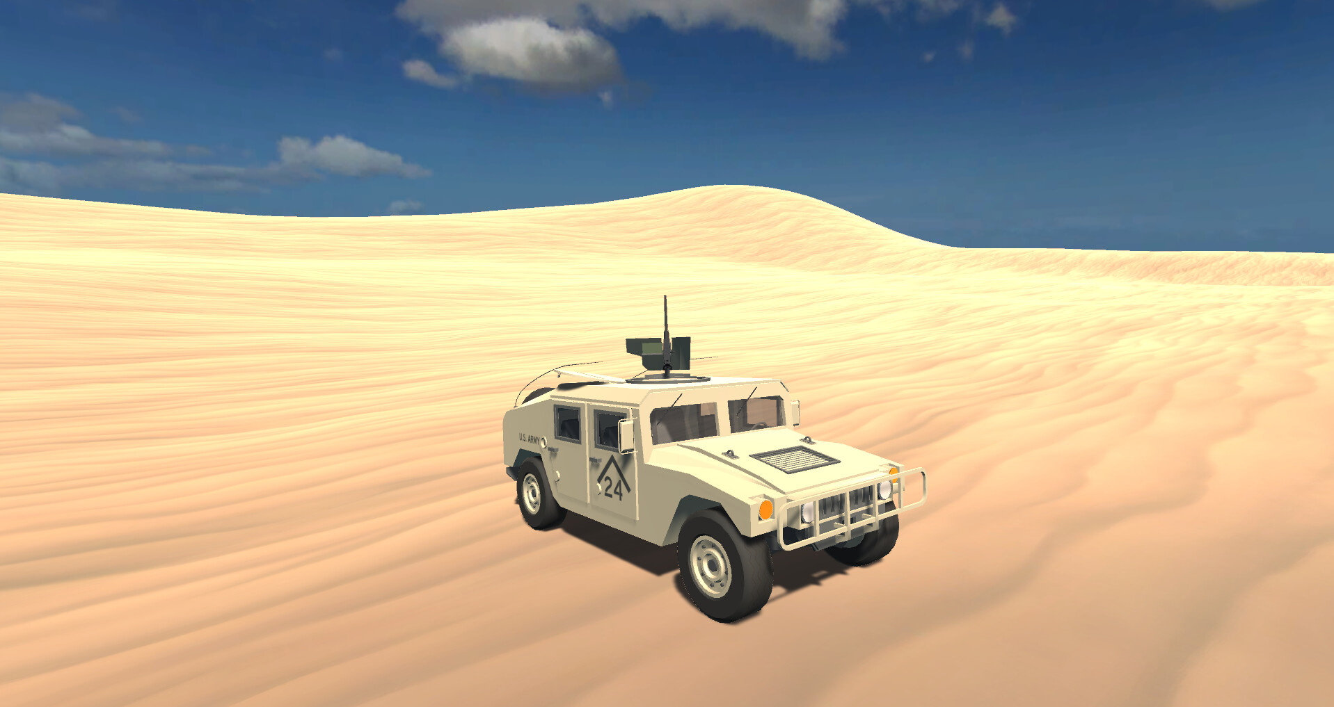 ArtStation - Humvee Driving Mini Game