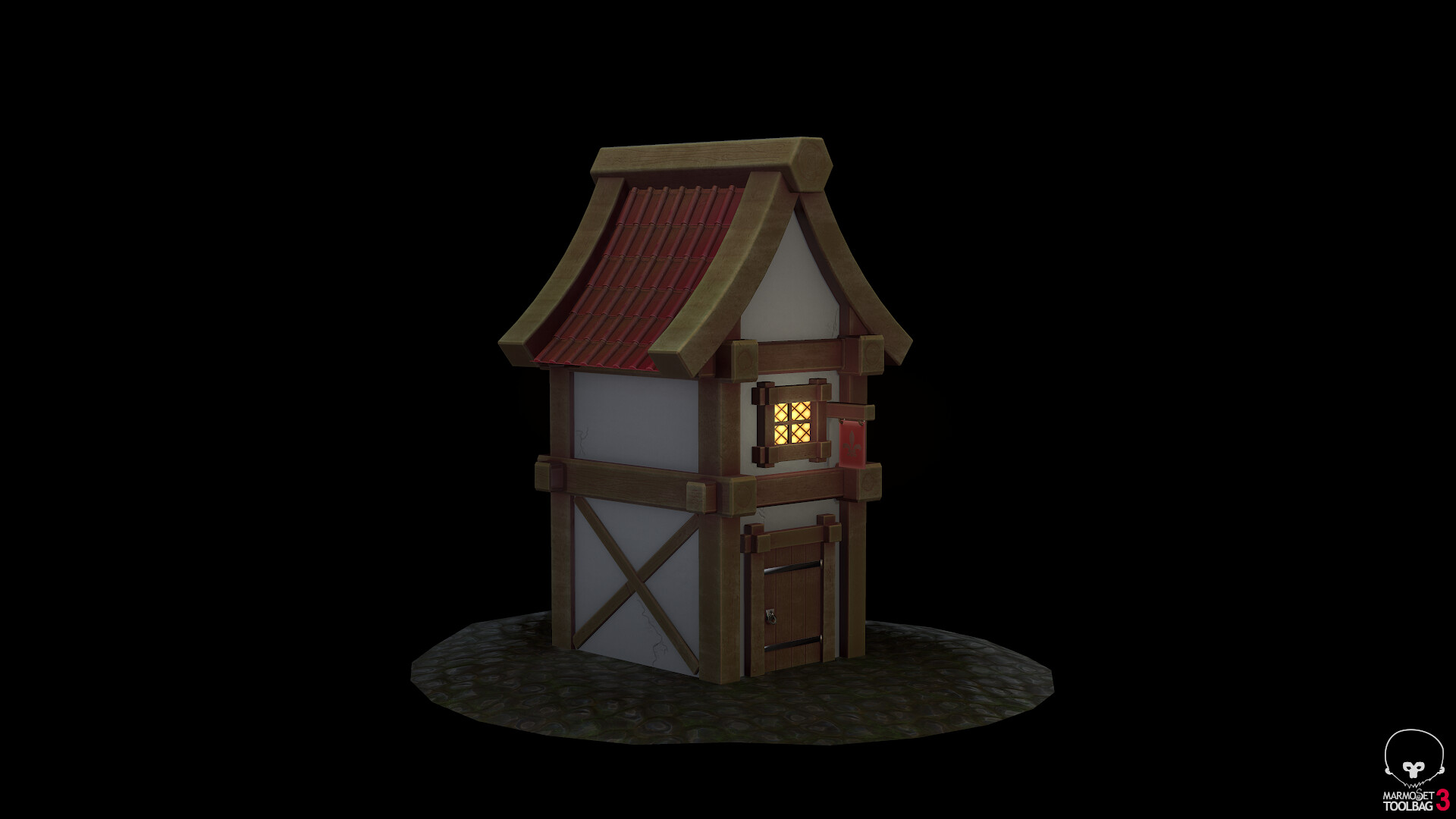 ArtStation - Stylized Medieval House