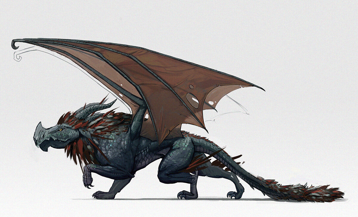 ArtStation - Dragon design