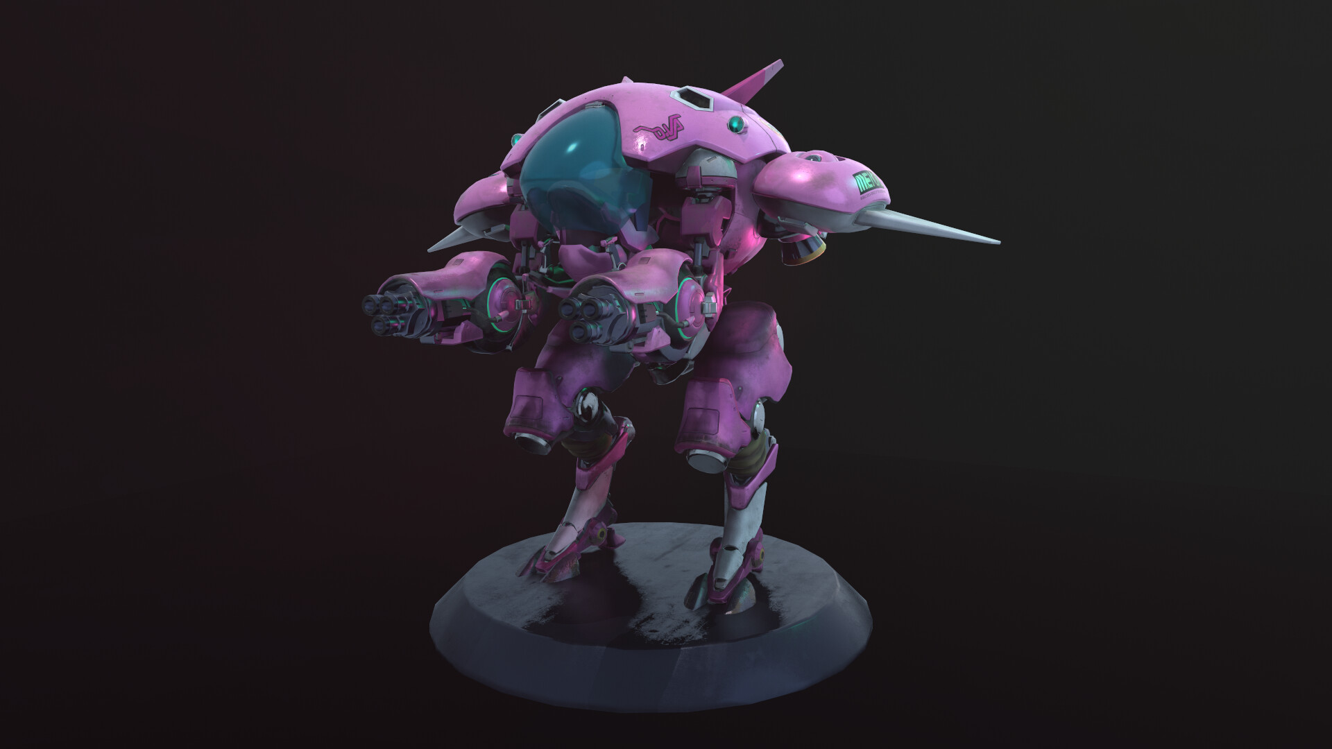 ArtStation - DVA Mech: Fan Model
