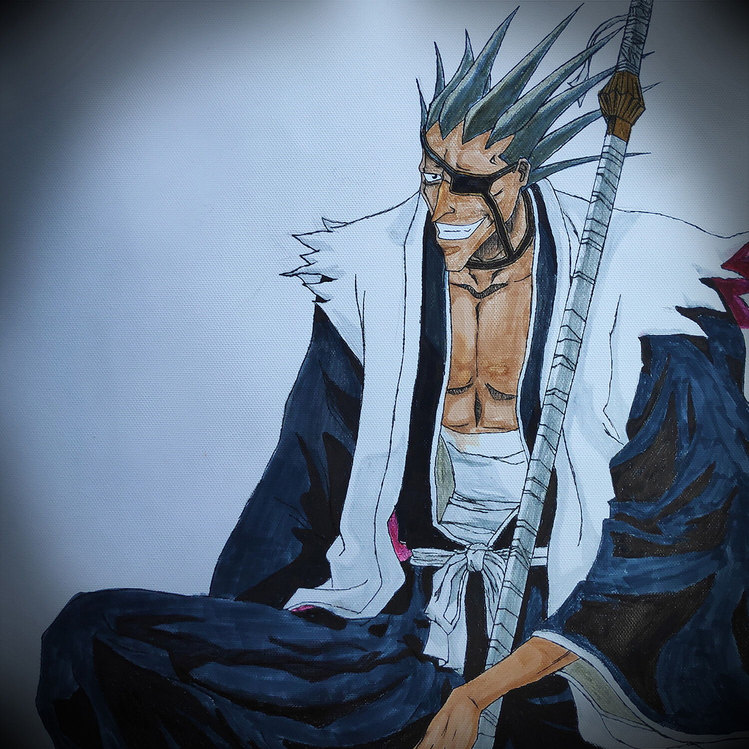 ArtStation - Zaraki Kenpachi Drawing